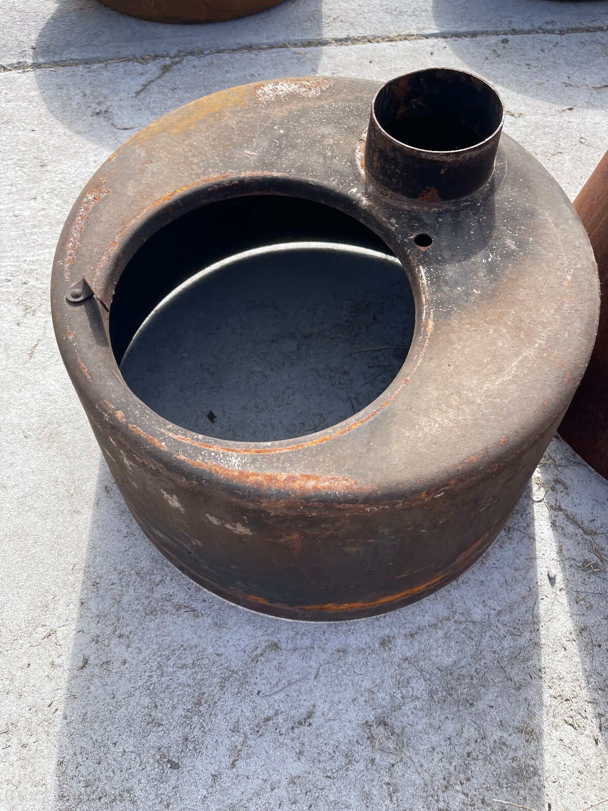 USGI M-1941 MILITARY POT BELLY STOVE SPACE HEATER RADIANT TYPE TOP ONLY ...