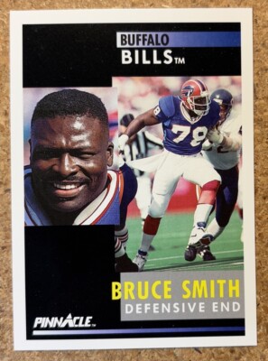 1991 Pinnacle Bruce Smith #221 Buffalo Bills | eBay