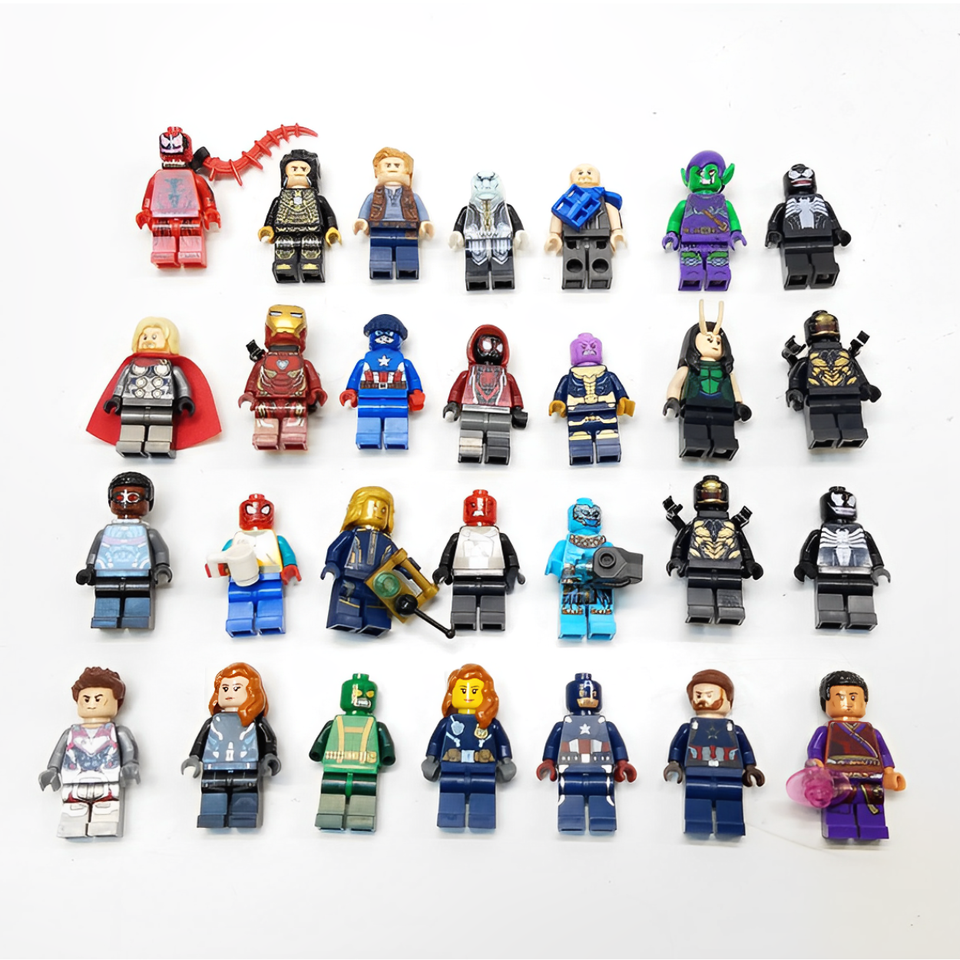 Lego Super Heroes Minifigures Marvel Spriderman Avengers Batman Random ...