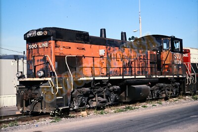 Vtg 2003 Train Slide 1538 SOO Line Engine Bensenville IL X4B011 | eBay