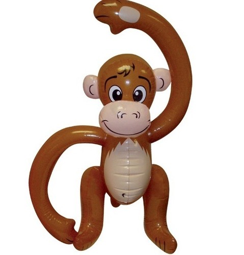 Novelty Inflatable Monkey Blow Up Chimp Fancy Dress 58cm 22.5" New h | eBay