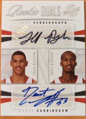 Jeff PENDERGRAPH AYRES Dante CUNNINGHAM 2009-10 Panini Season Update ...