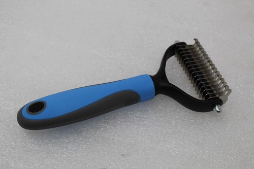 Pet Grooming Tool 2 Sided Undercoat Rake Safe Dematting Comb Brush for ...