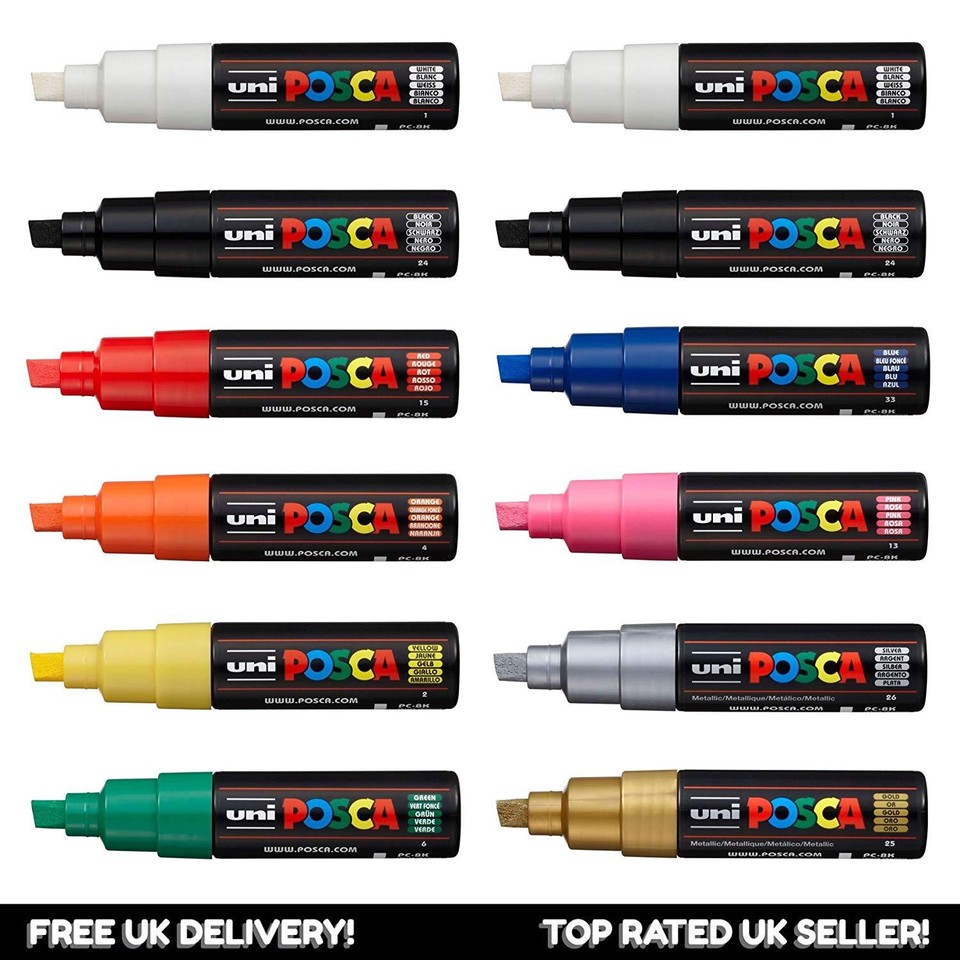 Uni POSCA New 2021 Paint Marker Pen Sets - Made in Japan - Free ...