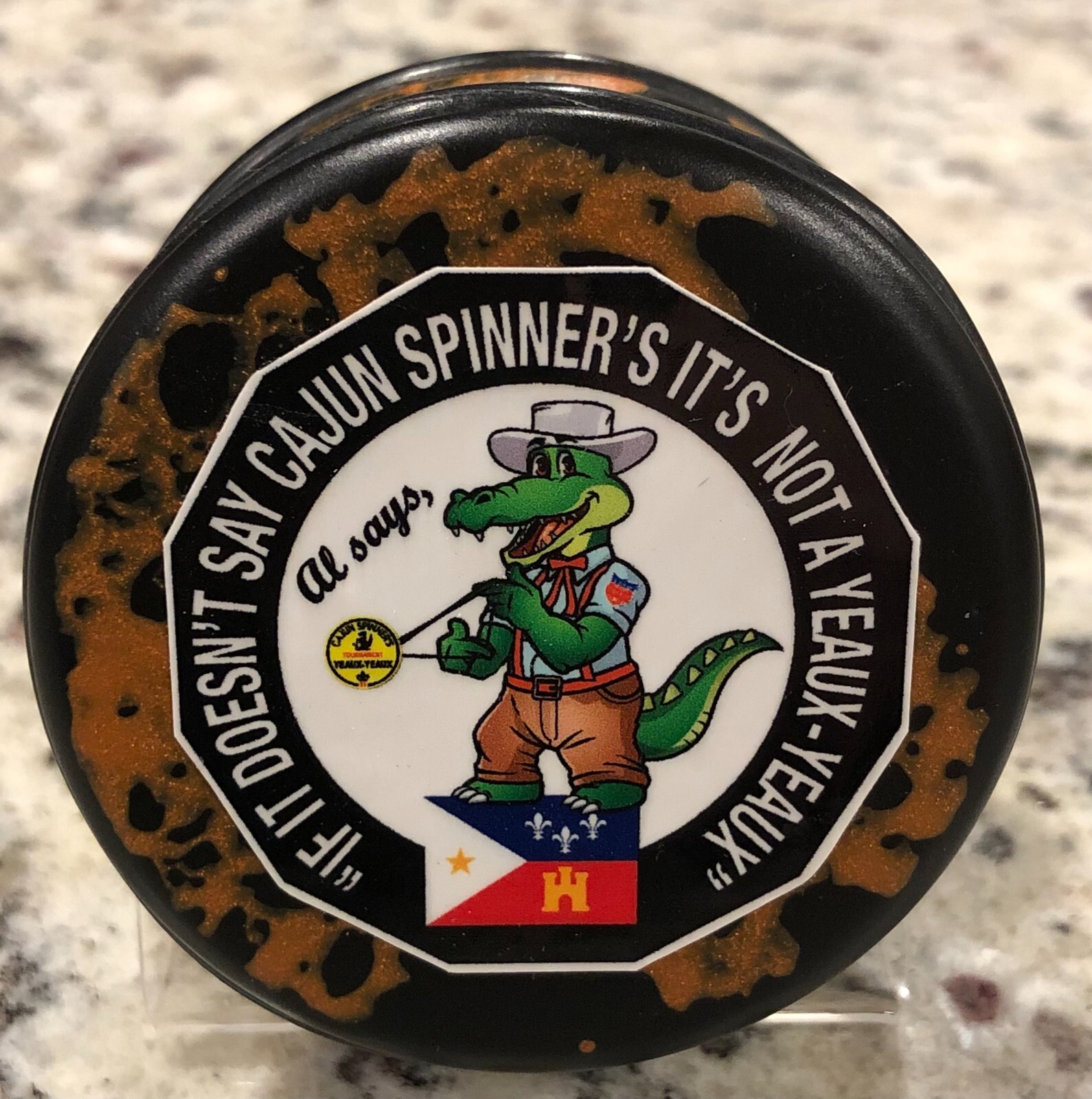 Presenting CAJUN SPINNER'S "AL E. GAITUH" YEAUX-YEAUX - Rusty Flat ...