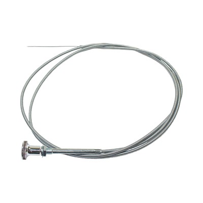 Universal Choke Cable 6 Foot Stainless Steel with Chrome Knob | Custom ...