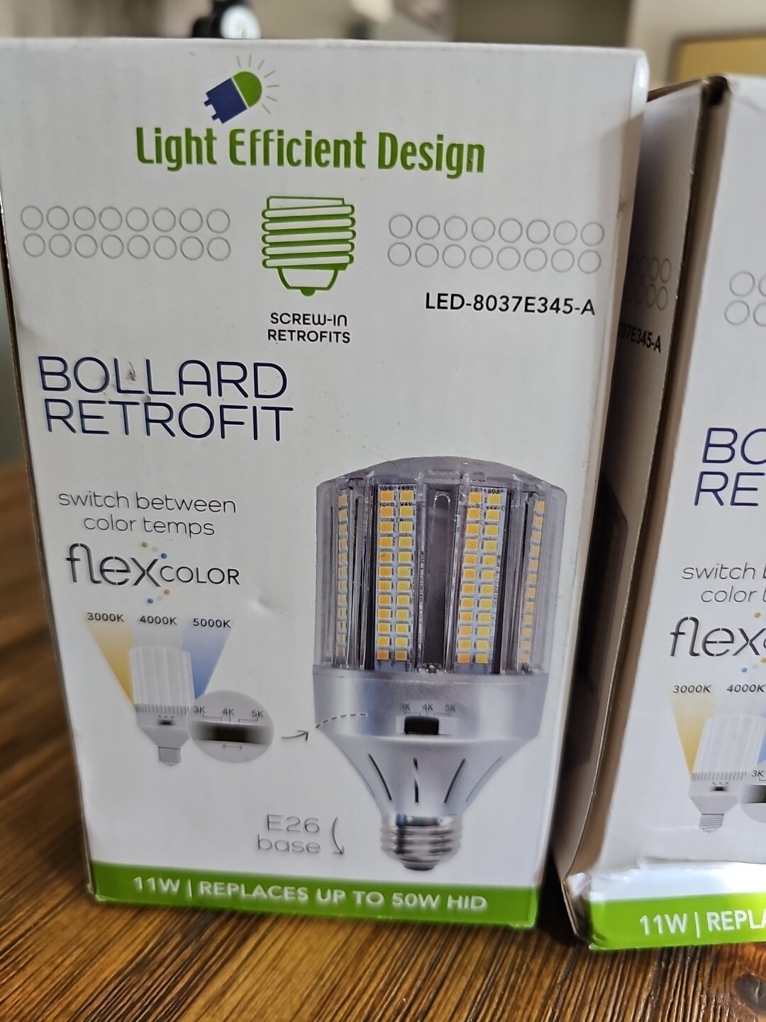 Light Efficient Design Led-8037E345-A Bollard Retrofit Lamp,Led,11 W ...