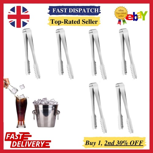 6 Pcs Kitchen Tongs, Food Tongs Stainless Steel Tongs Mini Sweet Tongs ...