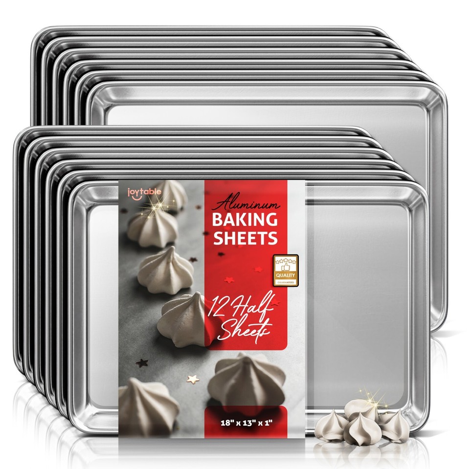 Aluminum Baking Sheets, Nonstick Steel Cookie Sheets Cooking & Baking ...