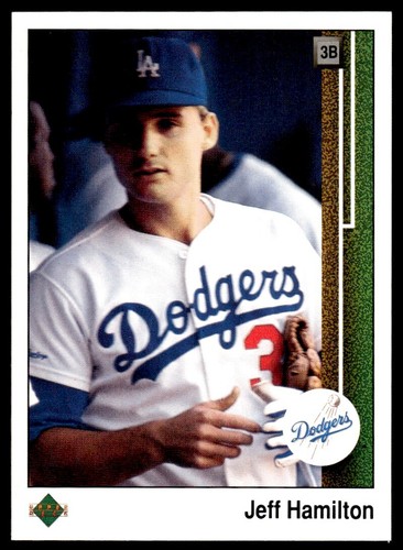 1989 Upper Deck Baseball Card Jeff Hamilton Los Angeles Dodgers #615 | eBay