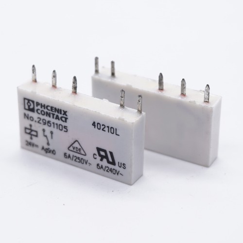 NO.2961105 Phoenix Contact Power Relay 6A 250VAC 24VDC 5 Pins （Pack of ...