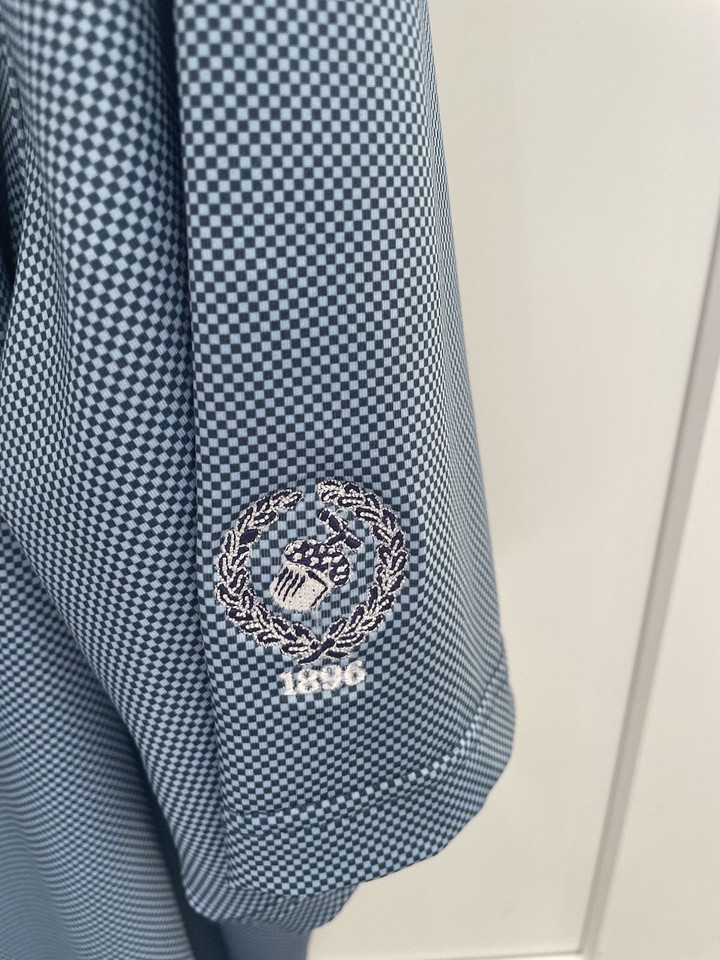 Peter Millar Men’s Golf Polo XXL Blue 1896 SI33 | eBay
