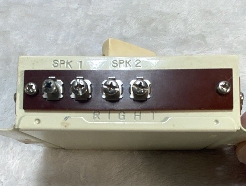 Vintage Realistic Stereo Speaker Selector Switch - Radio Shack item no ...