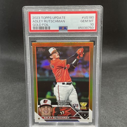 2023 Topps Update - Rookie Debut Gold Foil #US180 Adley Rutschman (RC ...