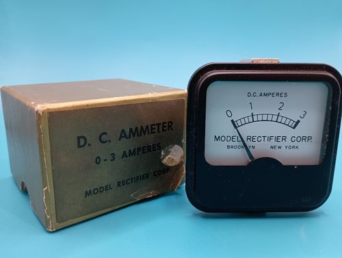 MODEL RECTIFIER CORP. D.C. AMMETER 0.3 AMPERES | eBay