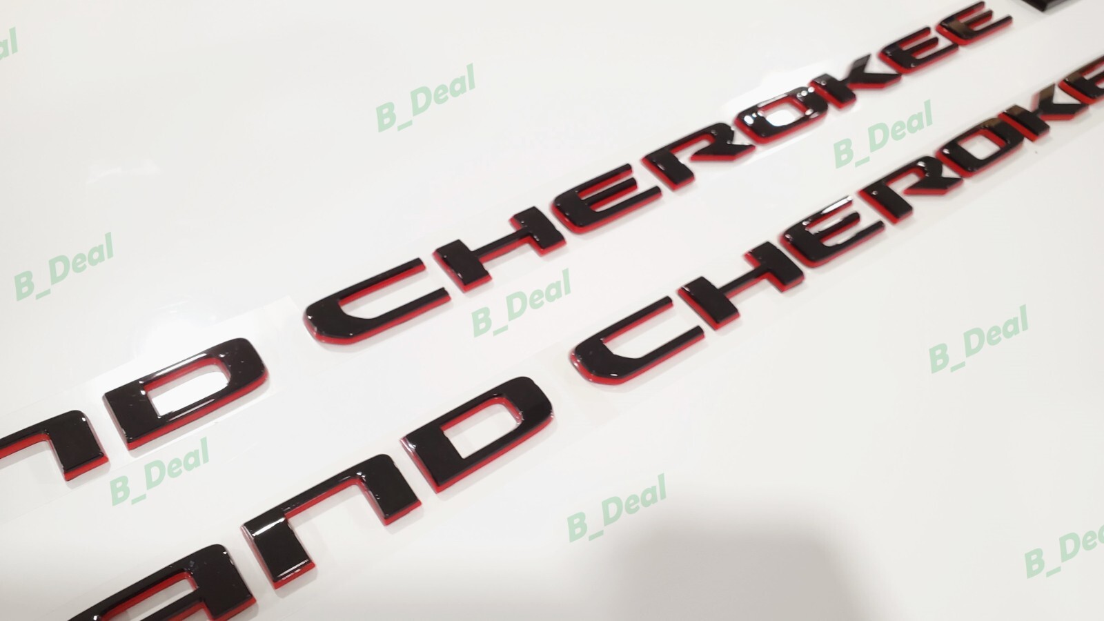 Black Red Door Grand Cherokee Rear 4X4 Emblems 2021+ Jeep Grand ...