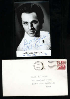 Michael Devlin Bass-Baritone Metropolitan Opera Signed 3" x 5" Photo | eBay