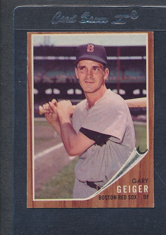 1962 Topps #117 Gary Geiger Red Sox EX *1653 | eBay