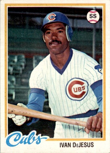 1978 Topps Ivan DeJesus Rookie . Chicago Cubs #152 | eBay