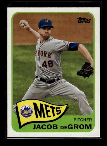 2021 Topps '65 Redux #T6532 Jacob deGrom (NM+)(BAS) | eBay