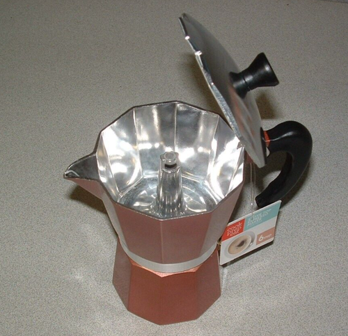 Cook Prep Eat Stovetop 6 cup Espresso coffee Maker Moka Pot , Rose Gold ...