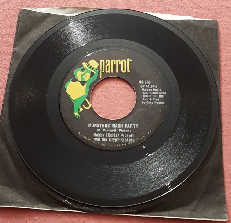 Bobby Pickett and The Crypt Keepers 45 Monster Mash / Monsters' Mash ...