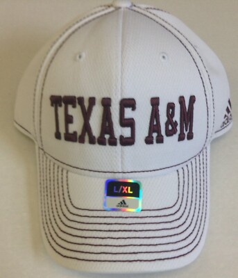 NCAA Texas A&M Aggies Adidas Adult Structured Flex Fit Cap Hat Beanie ...