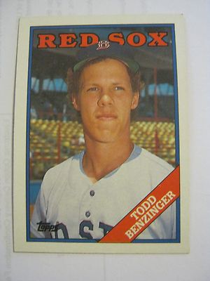 1988 Topps #96 Todd Benzinger Baseball Card (GS23-28) | eBay