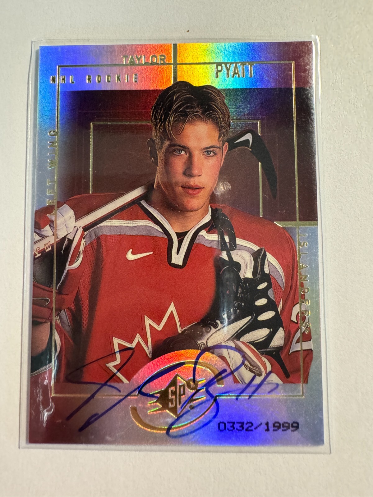 K135,930 - 1999-00 SPx #168 Taylor Pyatt Auto #/1999 | eBay