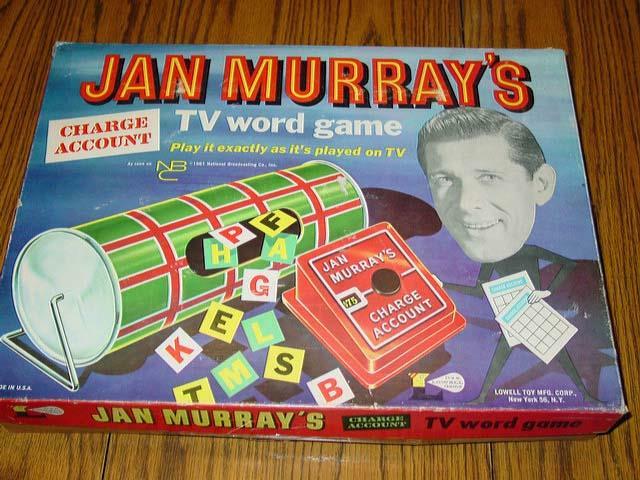 VTG Lowell Games : Jan Murray's - Charge Account - TV Word Game ...