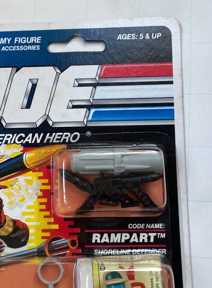 Vintage 1989 Hasbro G.I. Joe RAMPART Action Figure in Sealed Blister ...
