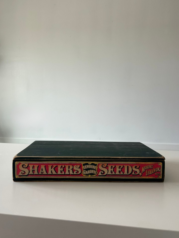 Shakers Genuine Garden Seeds Display Box, Mount Lebanon, NY | eBay