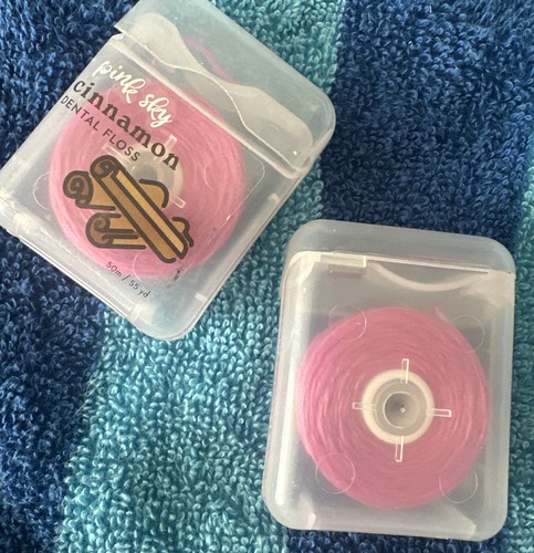 PINK SKY Gentle Gum Care Cinnamon Dental Floss 55yd | eBay