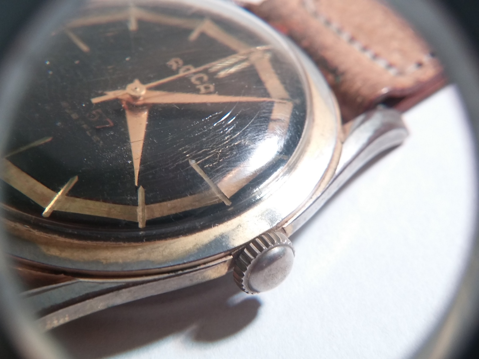 Rocar wrist watch Rubyflex 866 mechanical hand wind, Vintage, 15054 ...