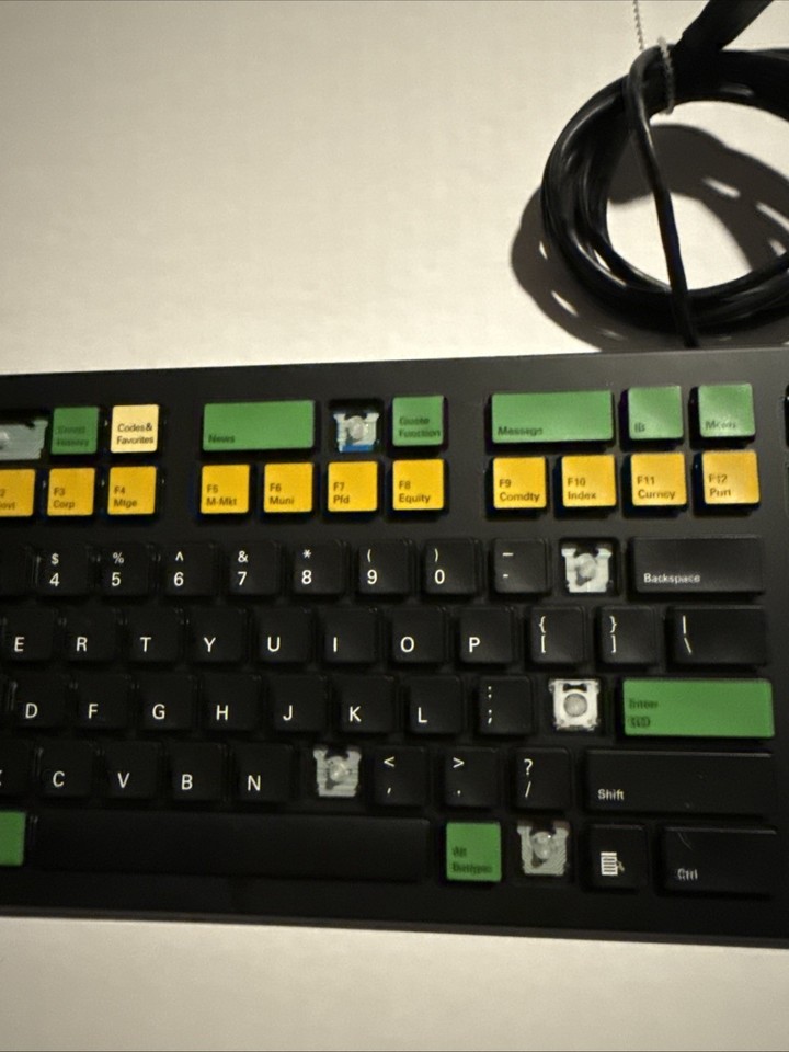 Bloomberg Financial Trade Keyboard STB100 Wired USB Chipped, Missing ...