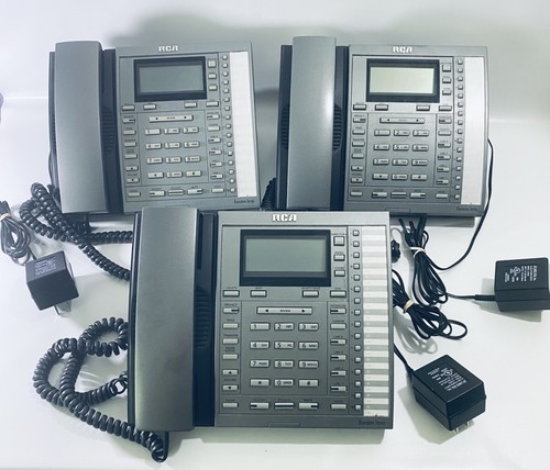 3 - RCA Business Speakerphones 4 Line EXECUTIVE SERIES 25403RE3-A w ...