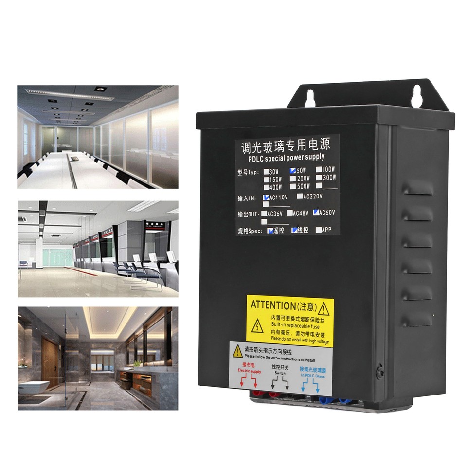 Smart Power Supply With Remote Receiver Intelligent PDLC Glass Power ...
