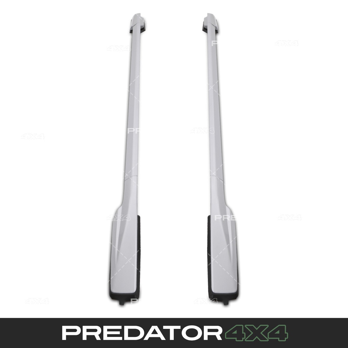 Plastic Roof Rail Cover Replacement 4-Piece Black Roof Rail End Covers ...