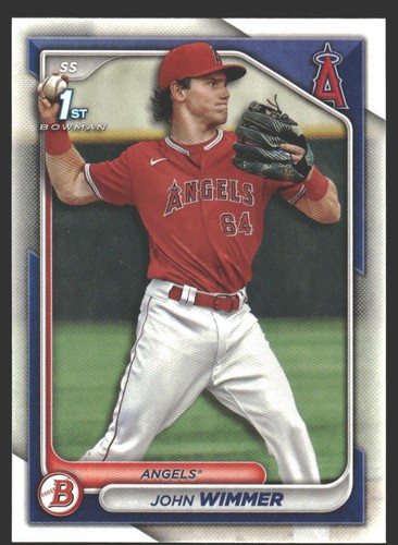 John Wimmer #BP-78 2024 Bowman Prospects Los Angeles Angels | eBay
