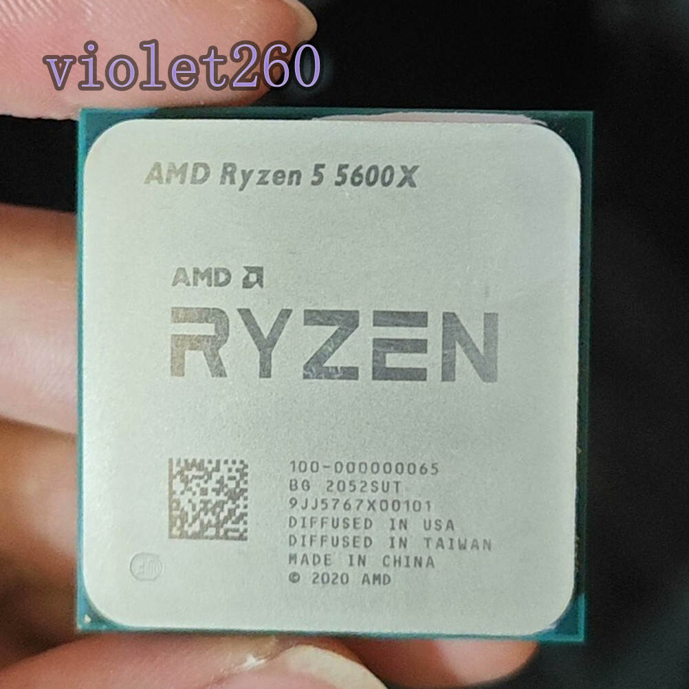 AMD Ryzen 5 5600X AM4 CPU Processor R5 5600X 3.7GHz 6Core 12T 65W ...