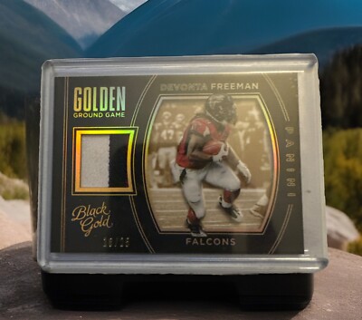 Devonte Freeman 18/25 Golden Ground Game Player Worn Patch 3D | eBay