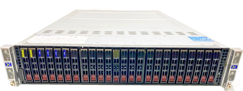 Nutanix NXS2U4NS24G500 2U Server with 4x X10DRT-P-G5-NI22 Blades Tested ...