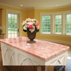 quartz Kitchen Countertops/quartz island top/ rose quartz Countertops ...