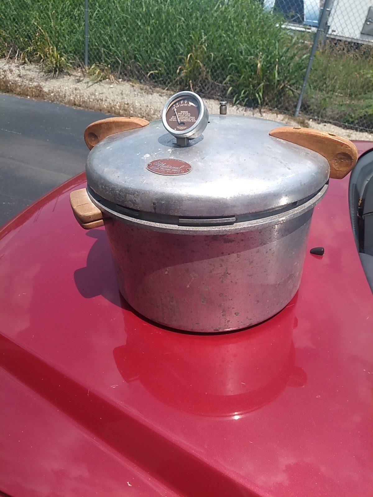 VINTAGE NATIONAL PRESSURE COOKER CANNER NO. 7 EAU CLAIRE, WI USA 16 ...