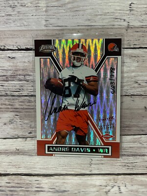 2002 Pacific Exclusive #185 Andre Davis AUTOGRAPH RC /778 | eBay
