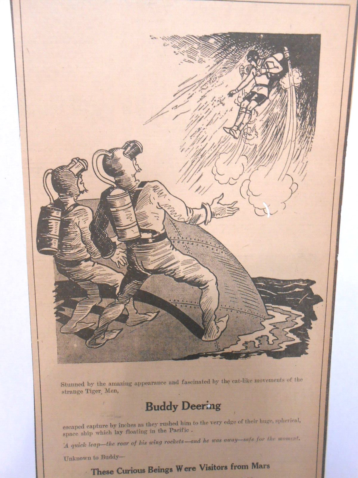 Buck Rogers Daily Comic Strip Promontional PROMO Advertisement #2 ...