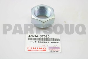 4263437020 Genuine Toyota NUT, HUB (FOR AXLE) 42634-37020 | eBay