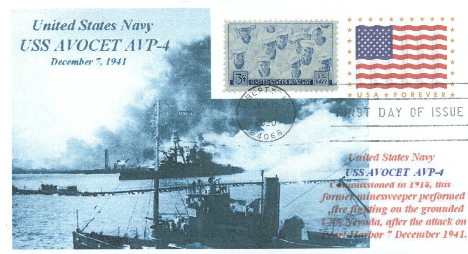 USS AVOCET AVP-4 Seaplane Tender Pearl Harbor 1941 Ship Photo First Day ...