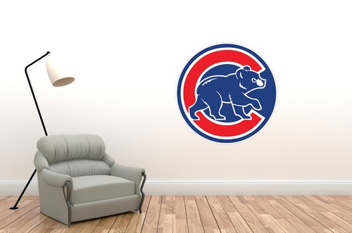 Wall Decal Chicago Cubs Logo - MLB Decor Vinyl Art Mural Sport Sticker ...