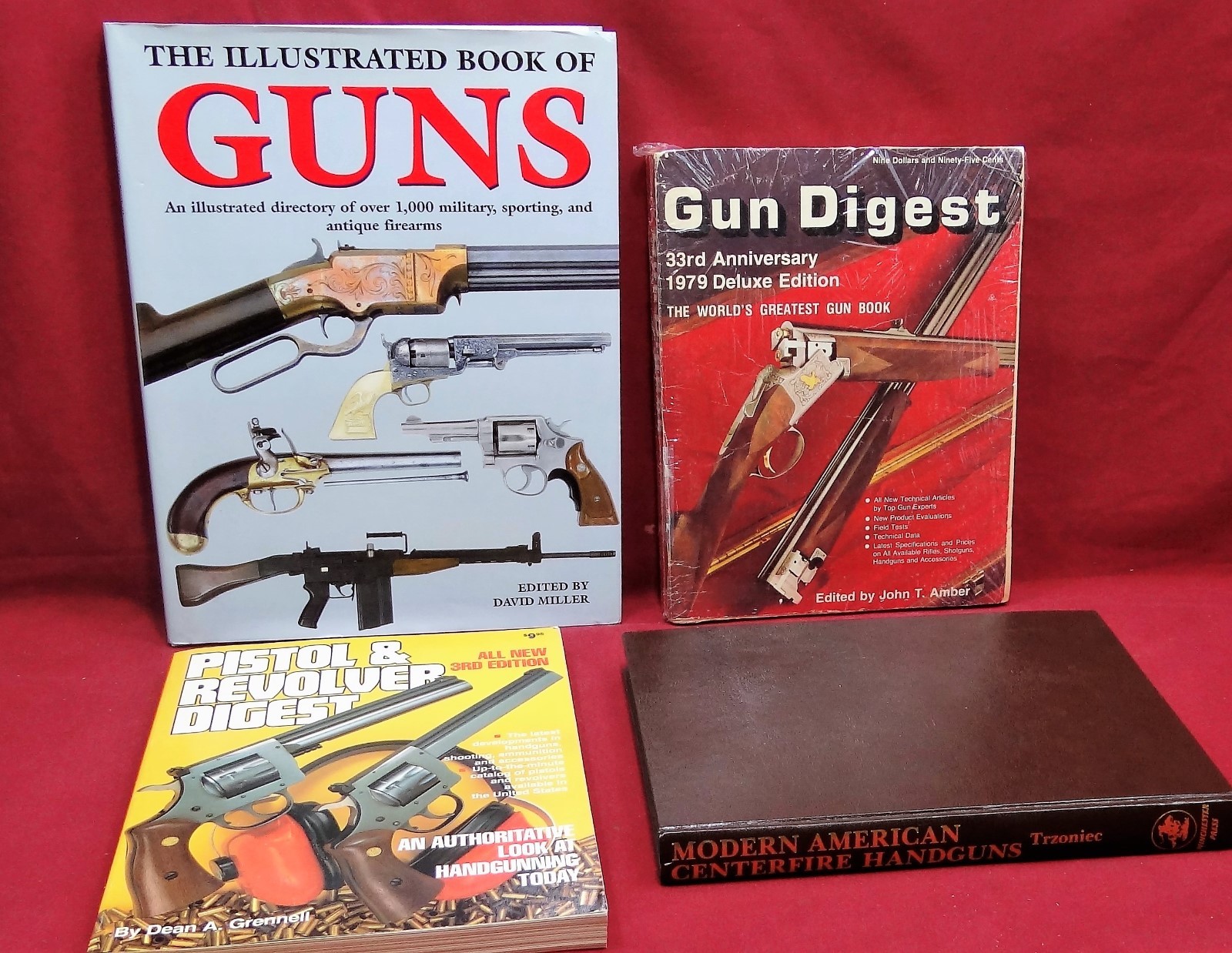 4 Book Lot: Modern American CF Handguns, The Illustr. Book of Guns; Gun ...